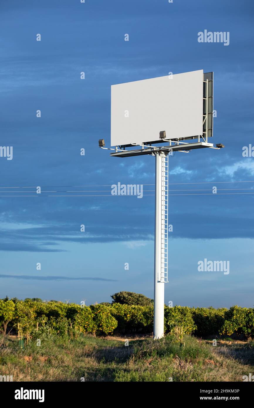 Large roadside metal banner hi-res stock photography and images - Alamy
