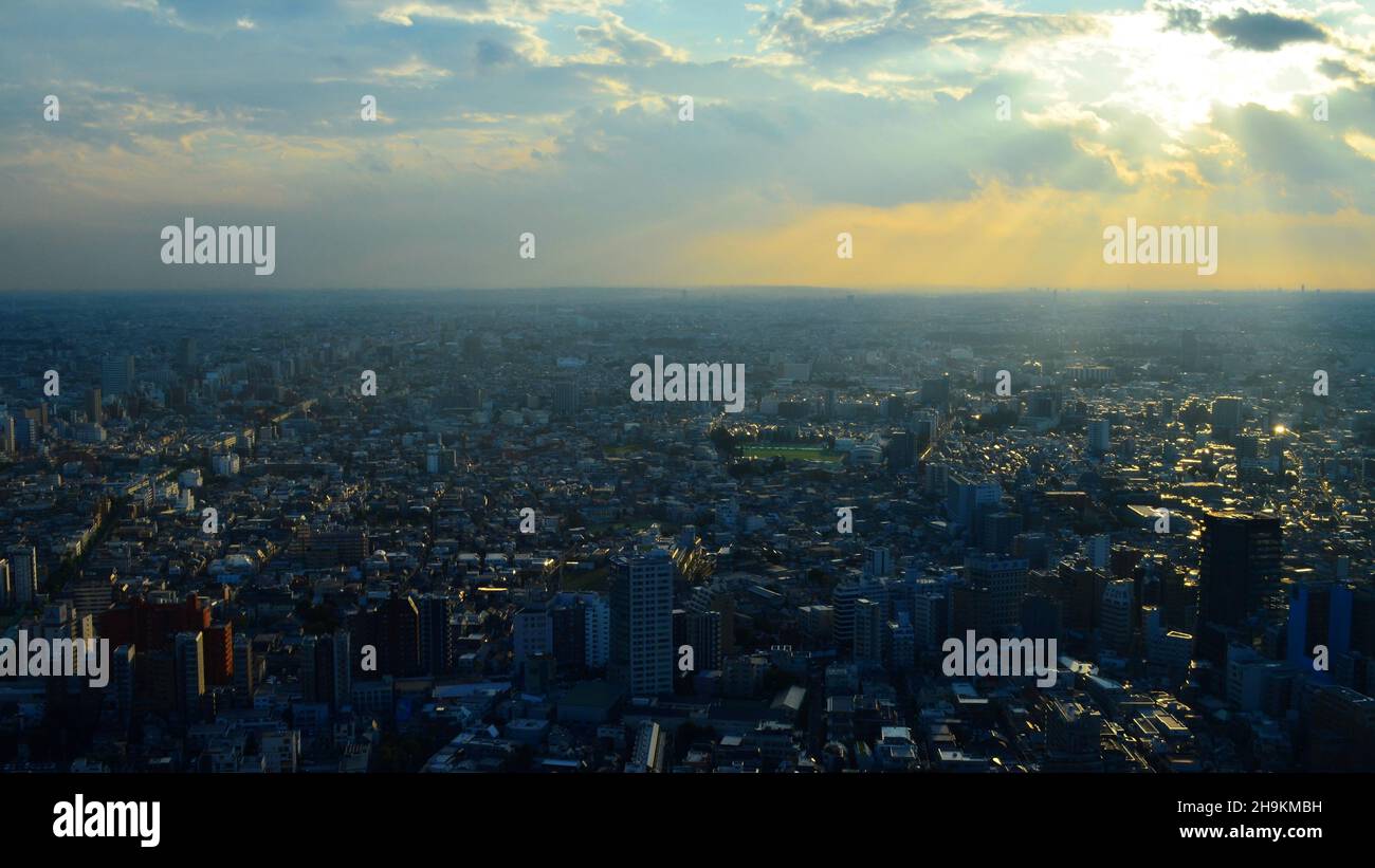 Beautiful view of Tokyo cityscape with modern buildings in Japan Stock ...