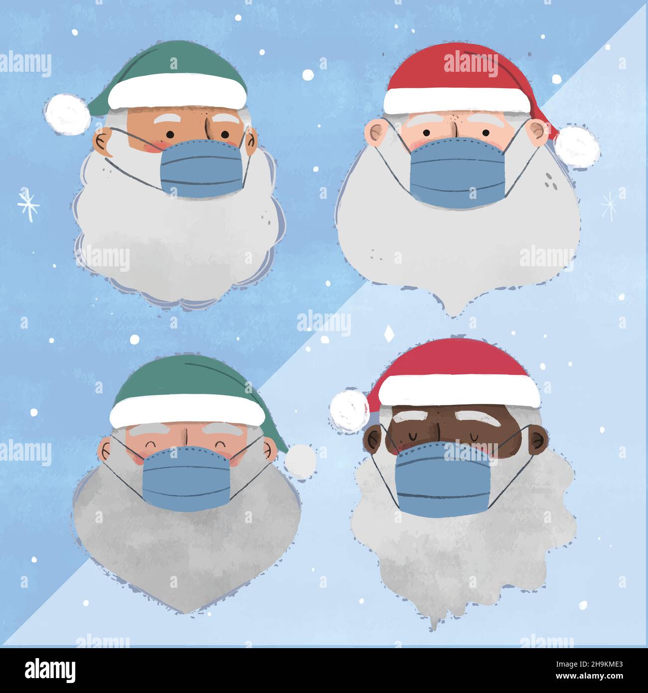 Viral christmas Stock Vector Images - Alamy