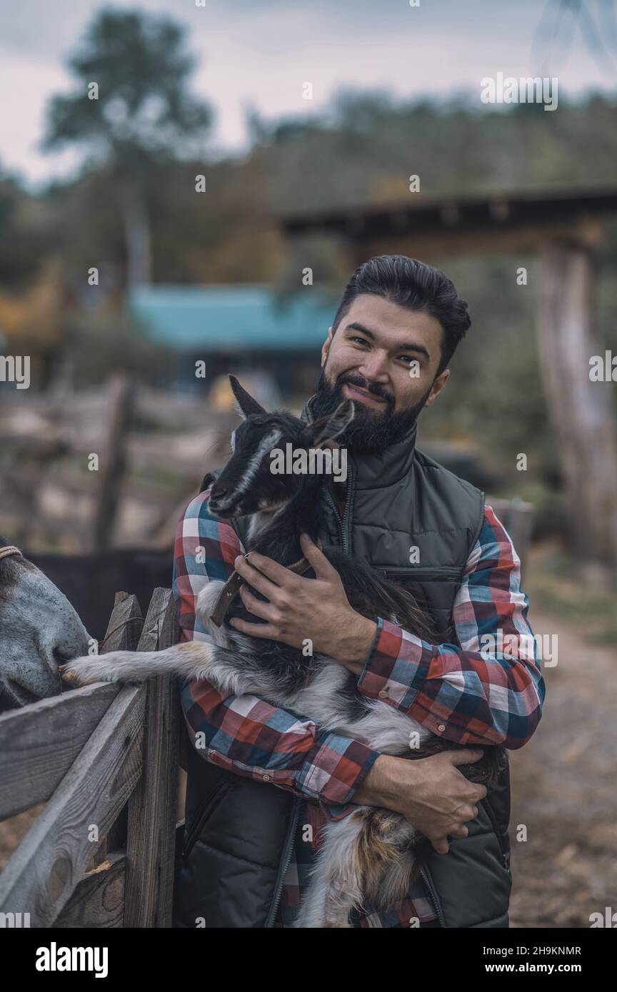 Goatling farm hi-res stock photography and images - Alamy