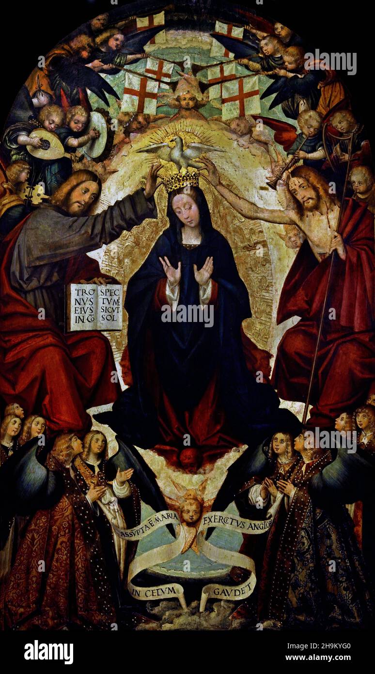 Defendente Ferrari (1480/85 - 1540) - Coronation of the Virgin,1525-30 ...