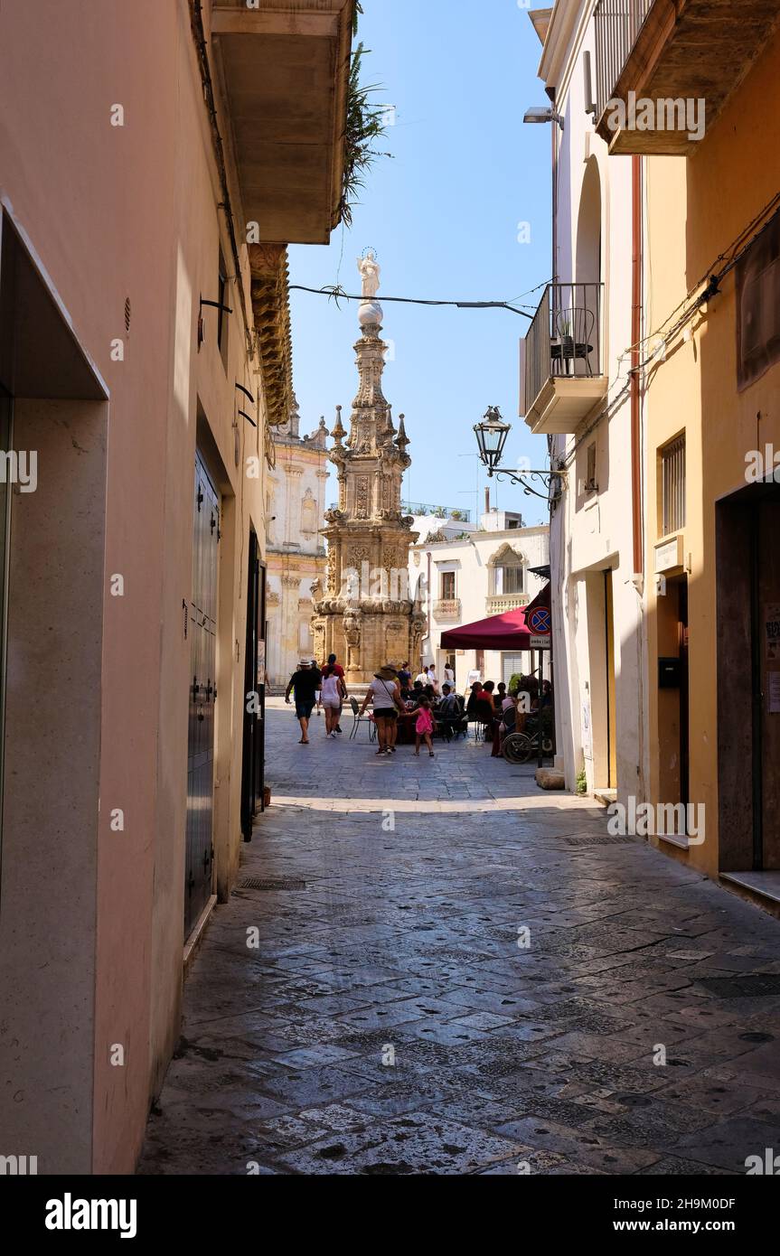 Nardò - Salandra square in the beatiful baroque village of Nardò ...