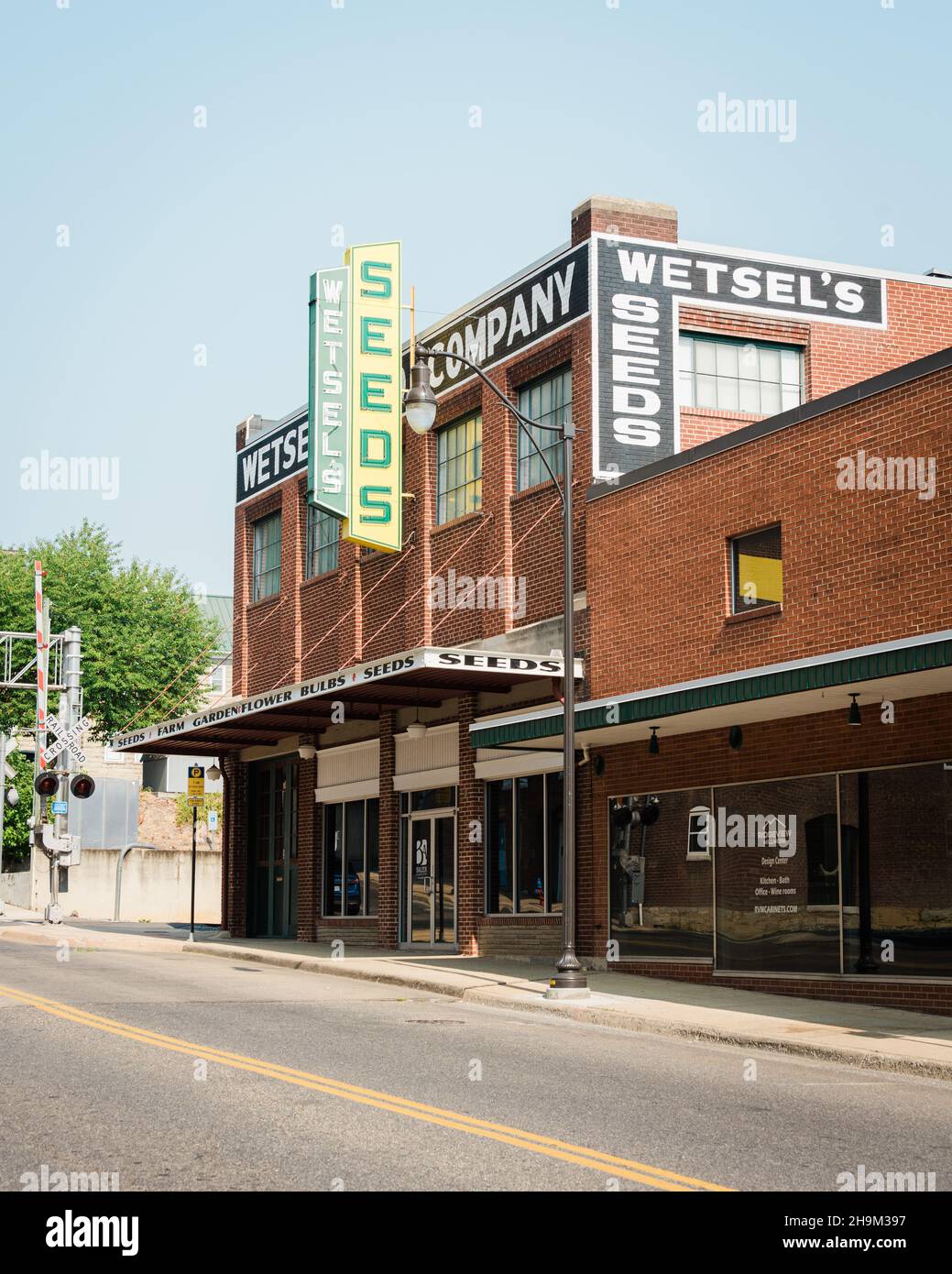Wetsels Seed sign, in downtown Harrisonburg, Virginia Stock Photo - Alamy