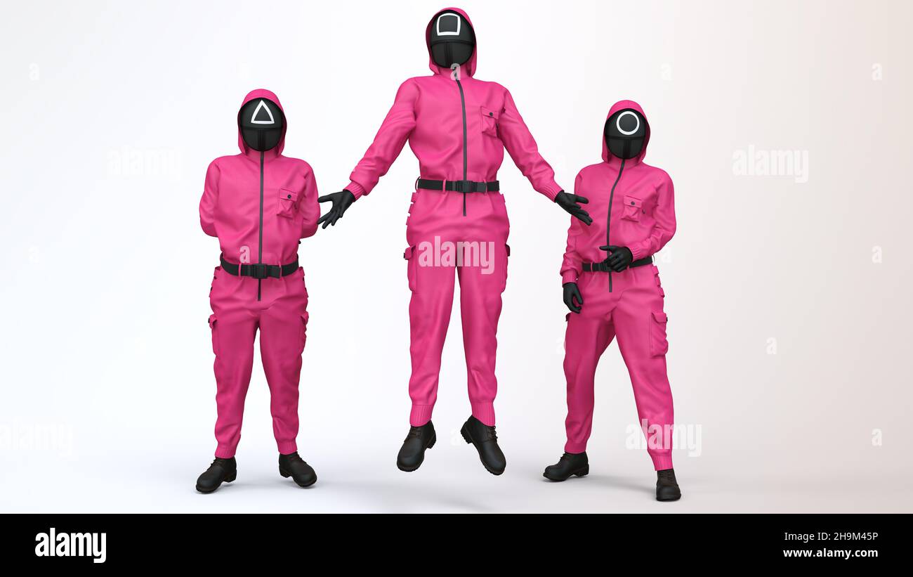 Squid Game 3d Realistic Character - Alamy photo Stock Photo - Alamy