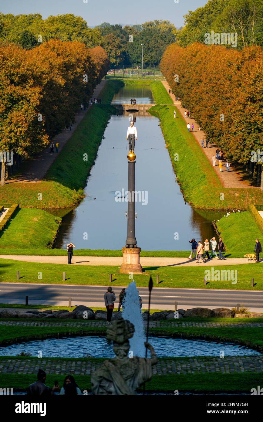 Historic baroque gardens in Kleve, dating from the 17th century ...