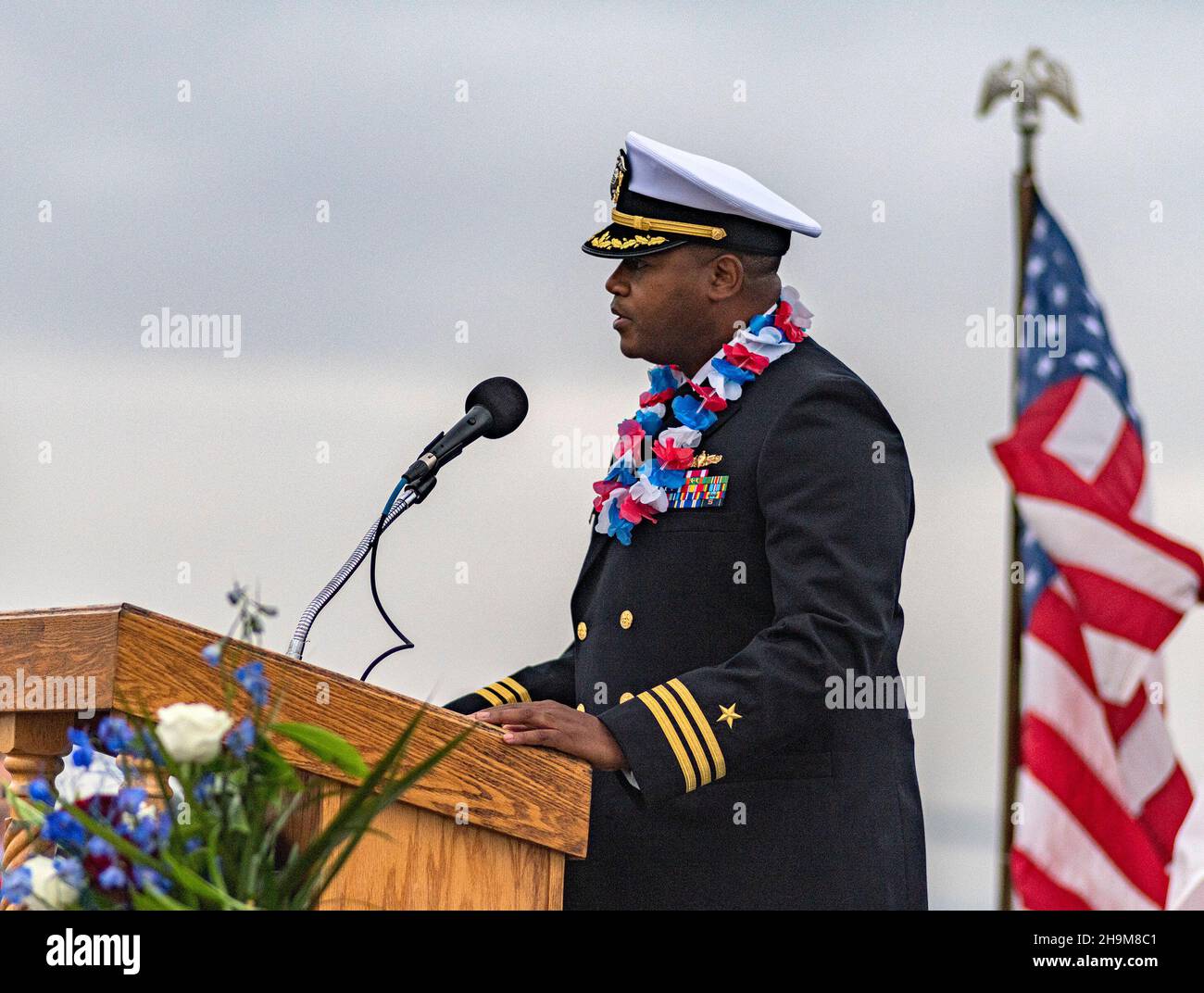 San Diego, California, USA. 7th Dec, 2021. Commander BRALYN E. CATHEY ...