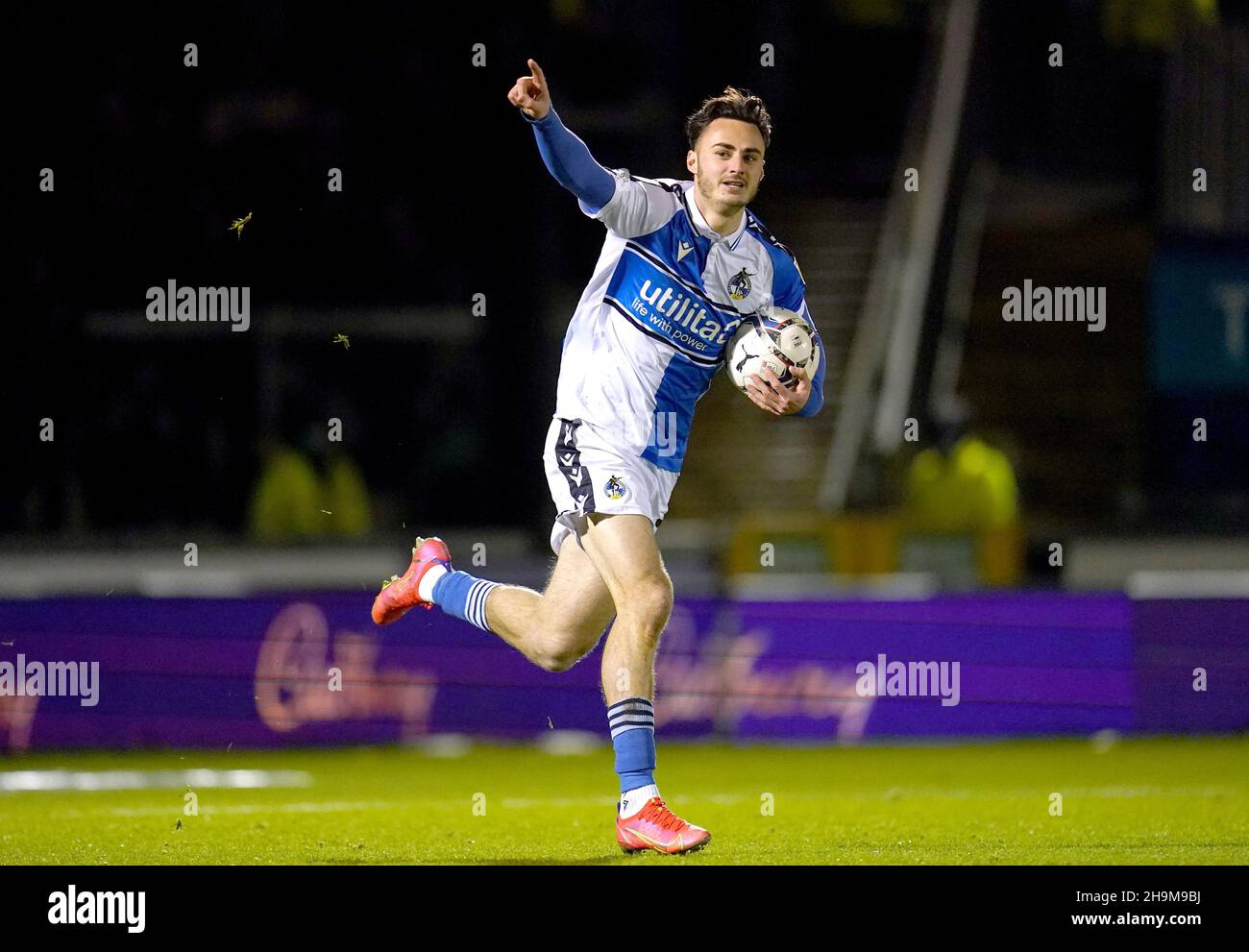 Bristol Rovers' Aaron Collins celebrates scoring their side's first ...