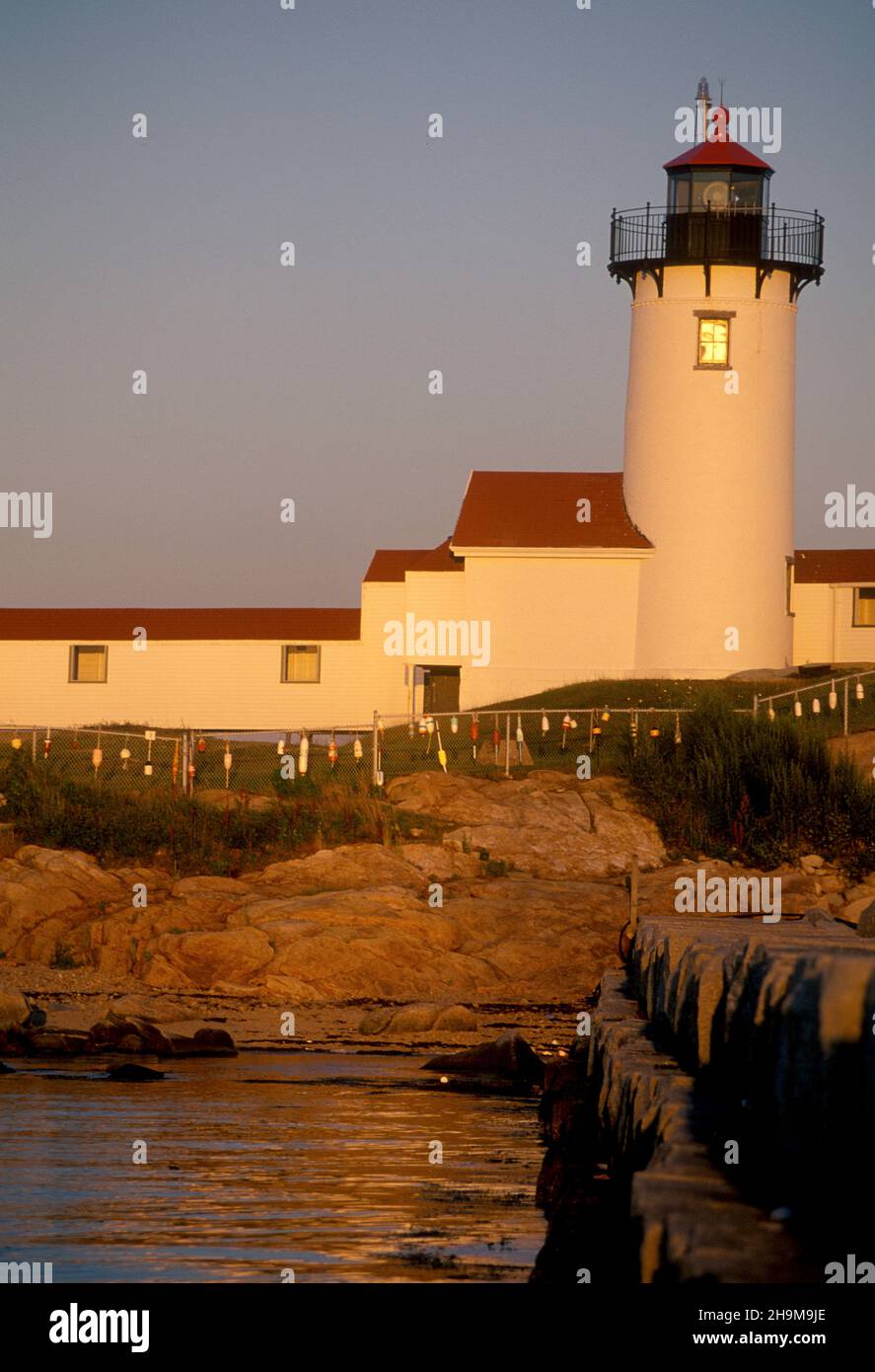 Eastern Point Lighthouse, Gloucester, Cape Ann, Massachusetts, USA ...