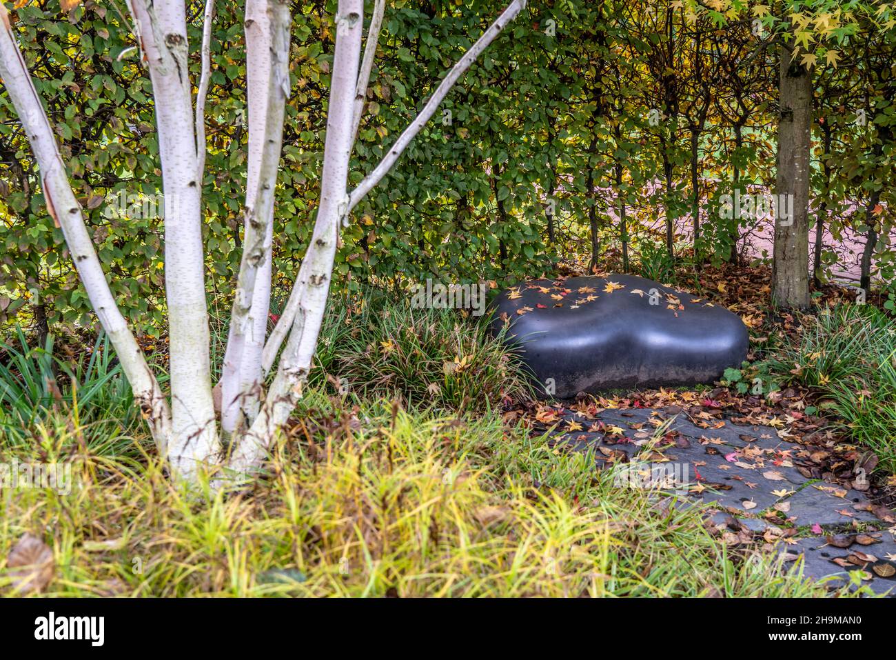 Model gardens in the Grugapark, horticultural design of different ...