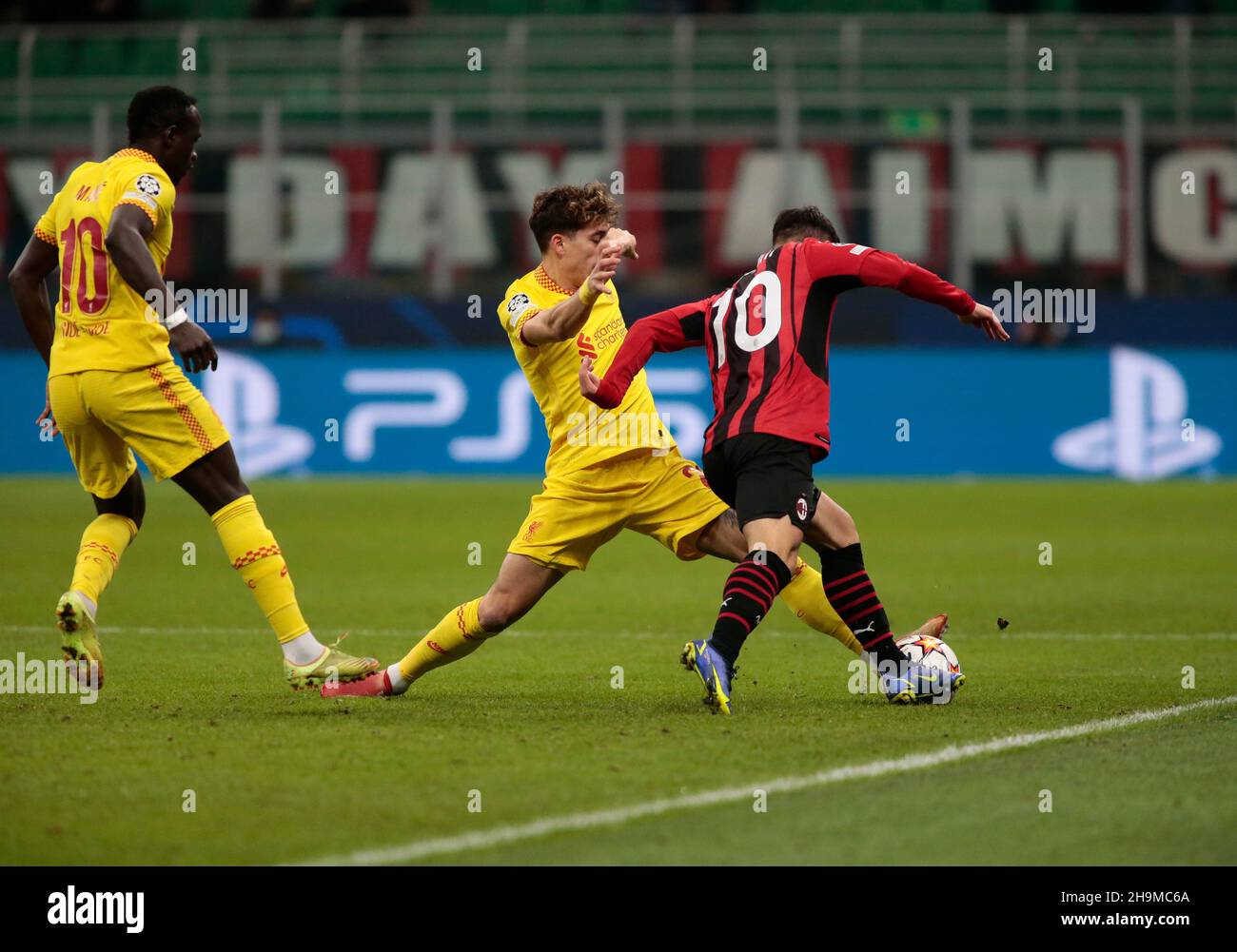 Milan, 07 Dec. 2021 Ac Milan - Liverpool UEFA Champions League Stock ...