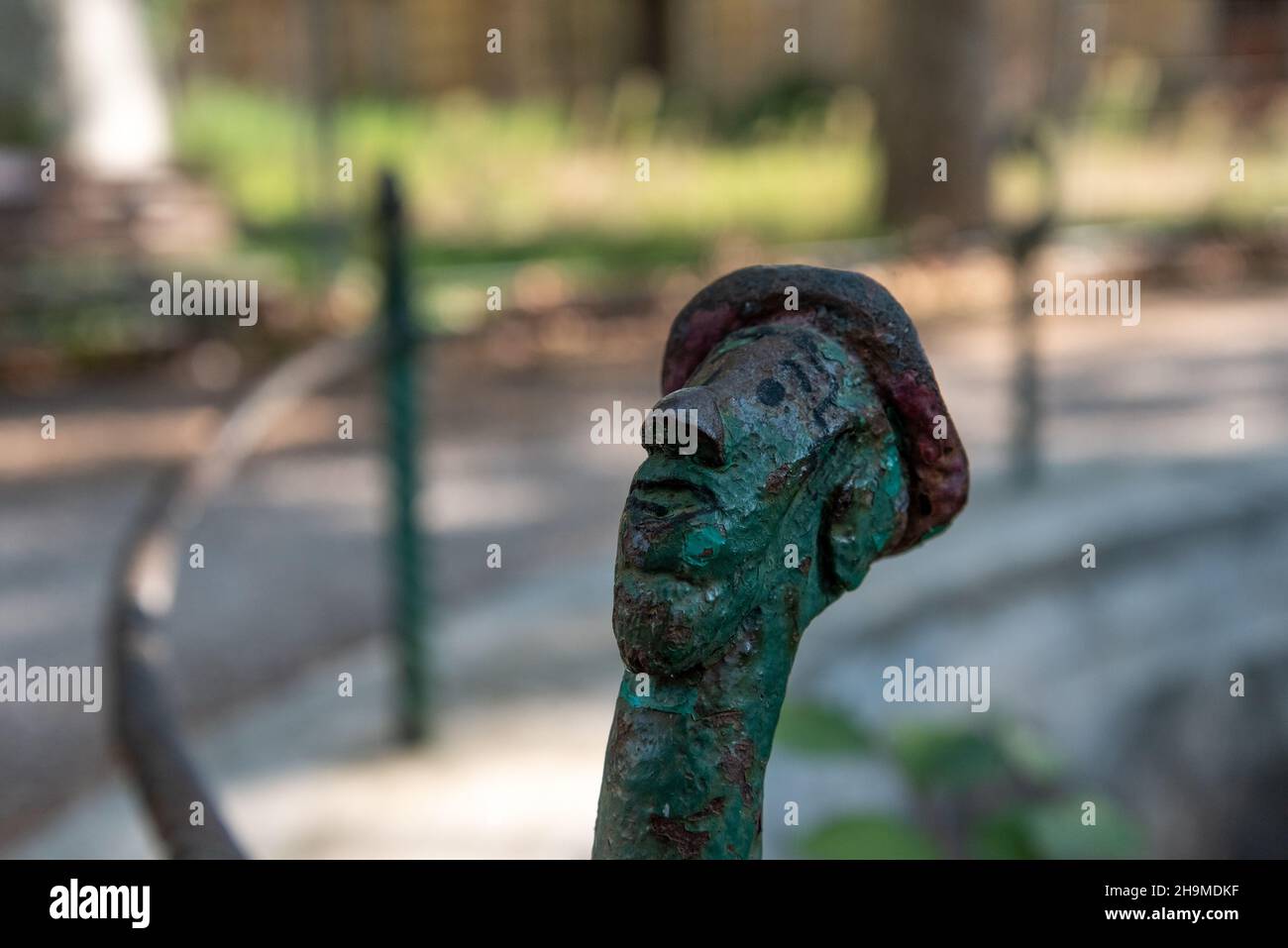 Old handrail hi-res stock photography and images - Alamy