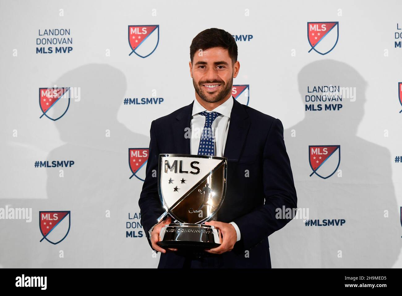 December 7, 2021: New England Revolution midfielder Carles Gil with the ...