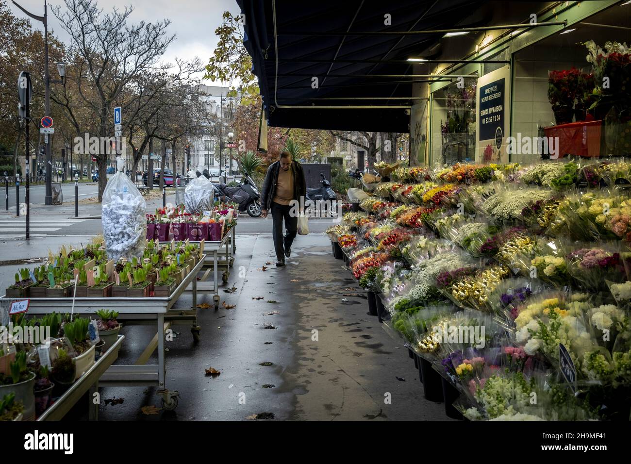 Beautiful flower shop in Paris, France Stock Photo - Alamy