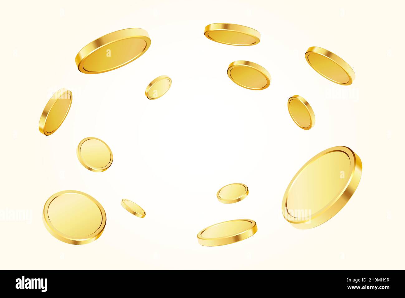 Flying coins hi-res stock photography and images - Alamy