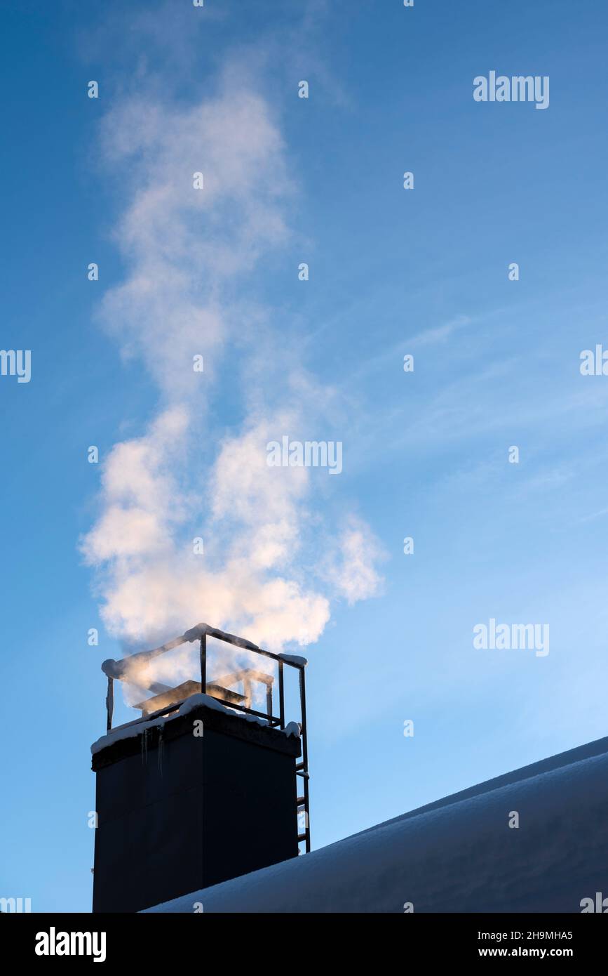 Clear sky with smoke hi-res stock photography and images - Alamy
