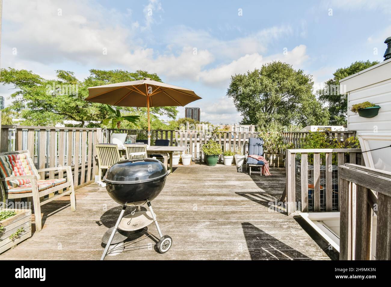 Exterior of the roof of the house with a delightful design with ...