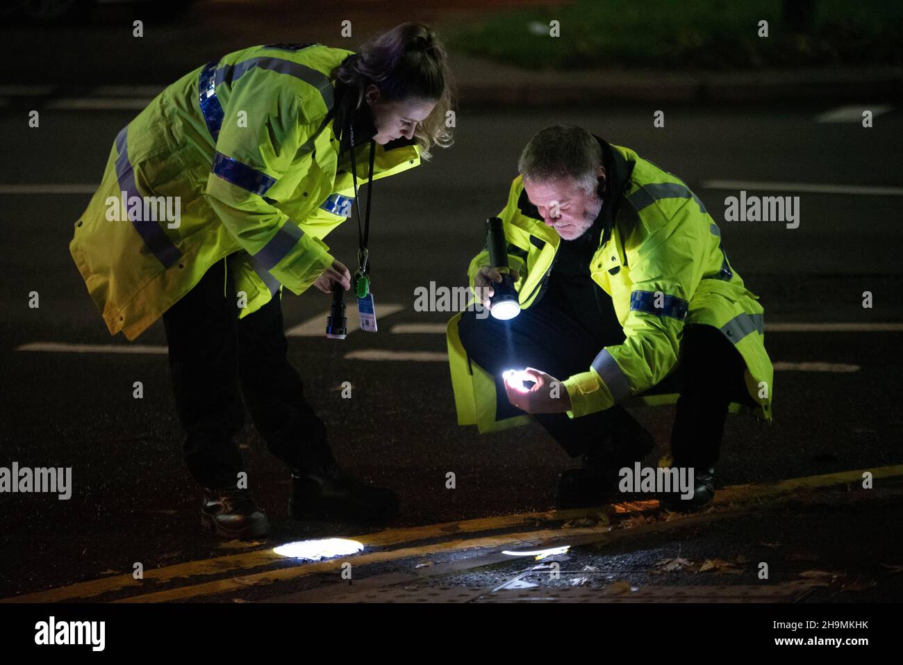 Forensic collision investigators of West Midlands Police, Erdington ...