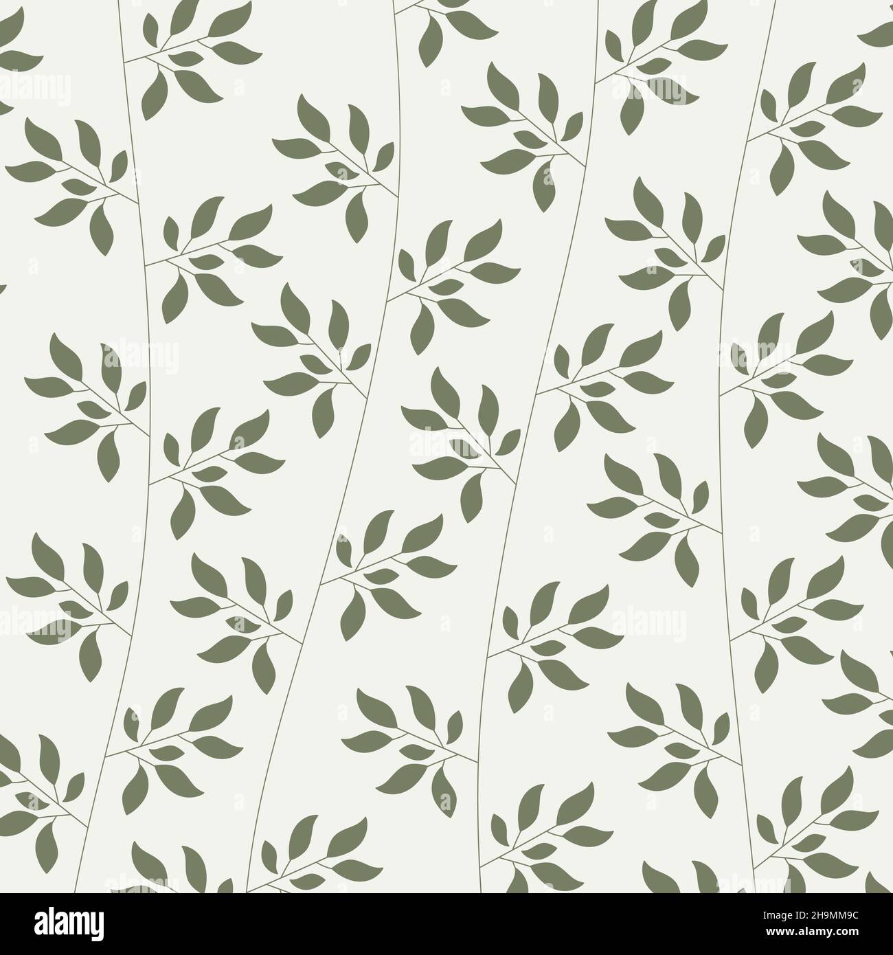 seamless background with leaves Stock Vector Image & Art - Alamy