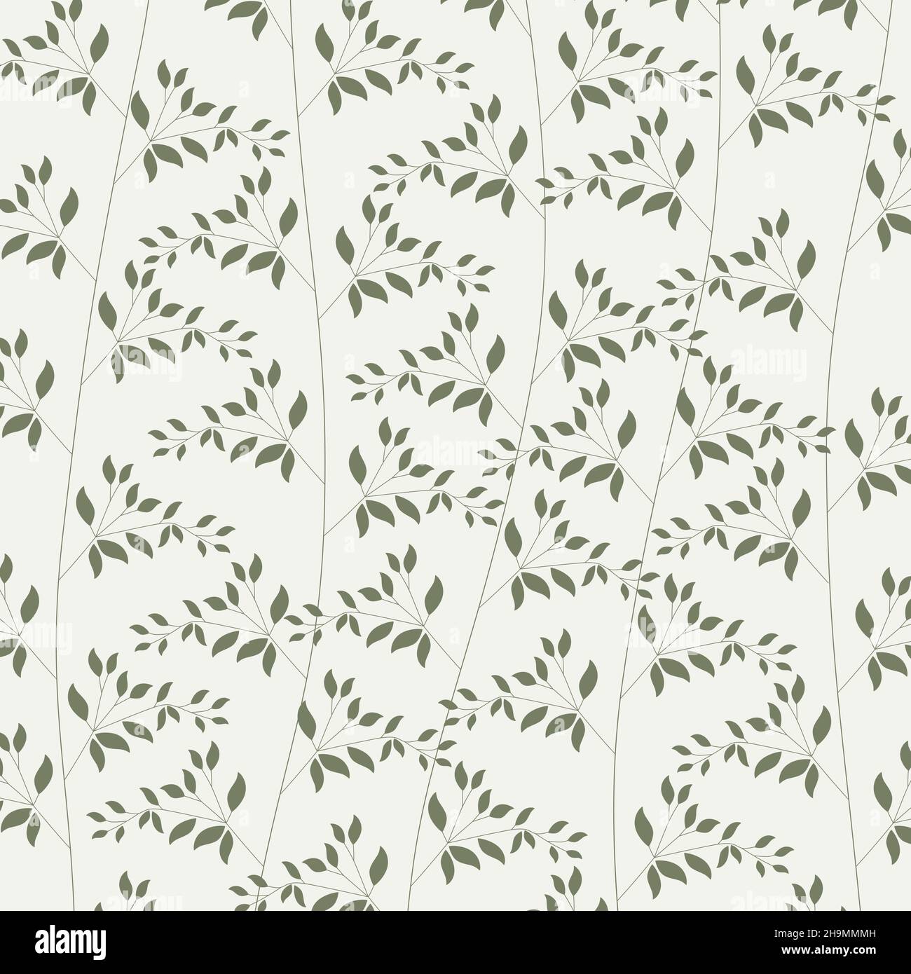 seamless background with leaves Stock Vector Image & Art - Alamy