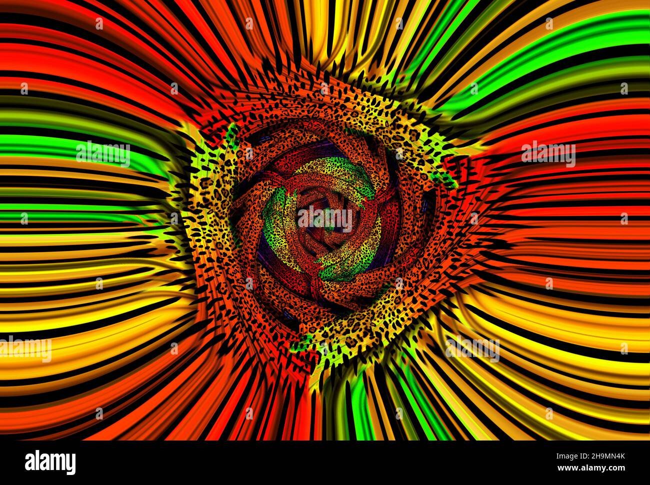 Colorful pattern background with feathers.Traditional folk fashion ...