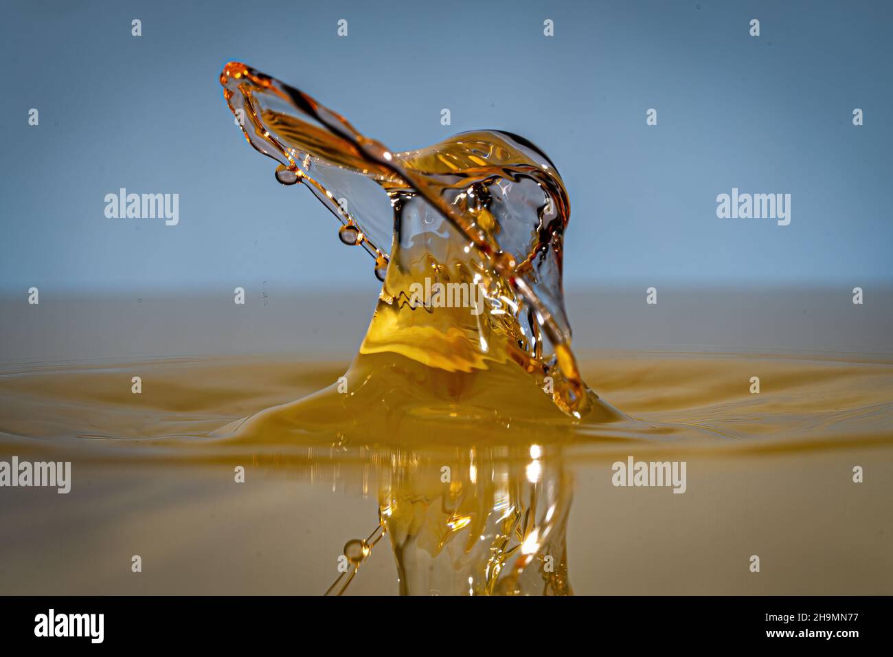 Macro shot of water splash Stock Photo - Alamy