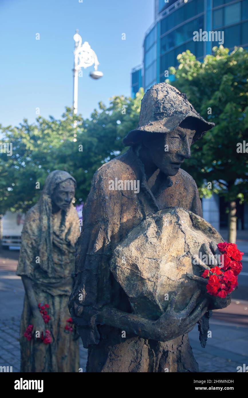 Memorial to the Great Famine Victims in Dublin, Ireland’s Great Famine ...