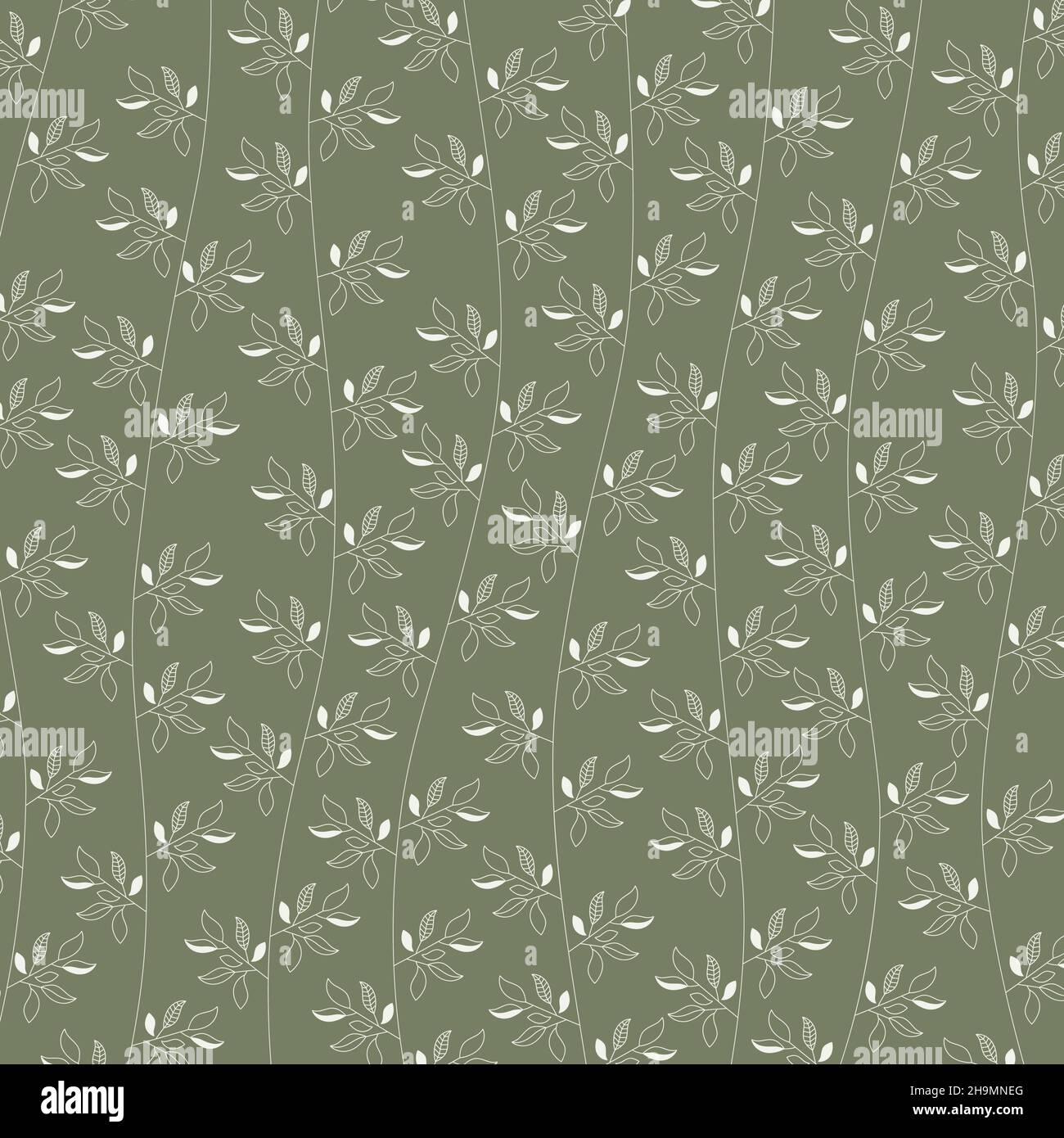 seamless background with leaves Stock Vector Image & Art - Alamy