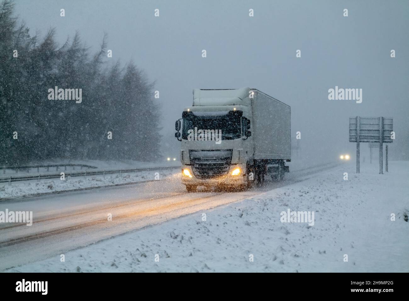 A9 ROAD, SLOCHD SUMMIT, INVERNESS, UK. 7th Dec, 2021. This is the ...