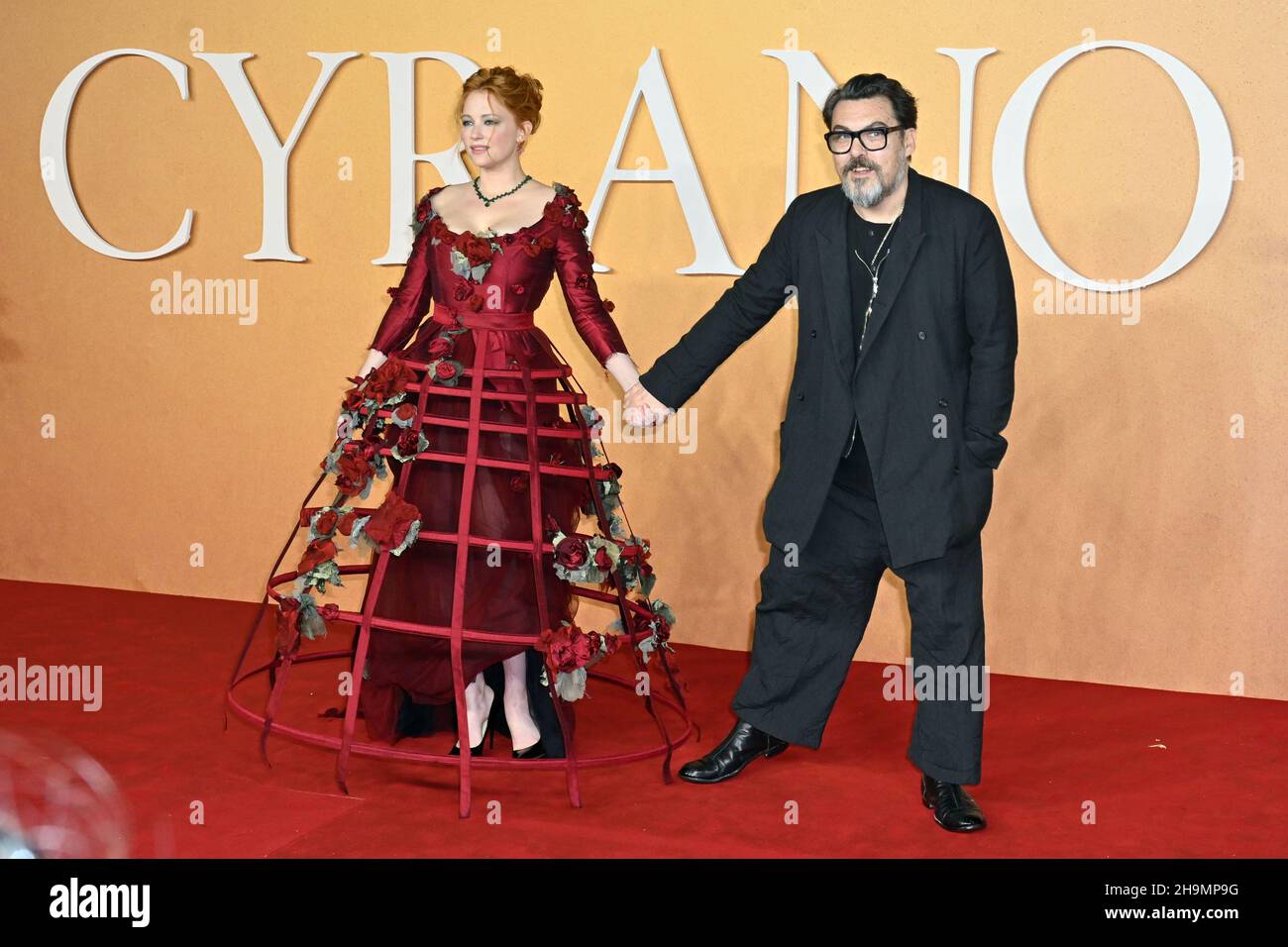 London, UK - 7 December 2021 Haley Bennett and Joe Wright attending ...