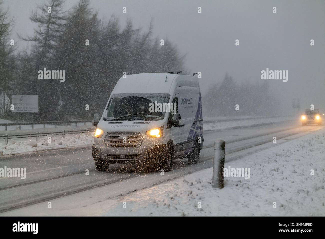 A9 ROAD, SLOCHD SUMMIT, INVERNESS, UK. 7th Dec, 2021. This is the ...