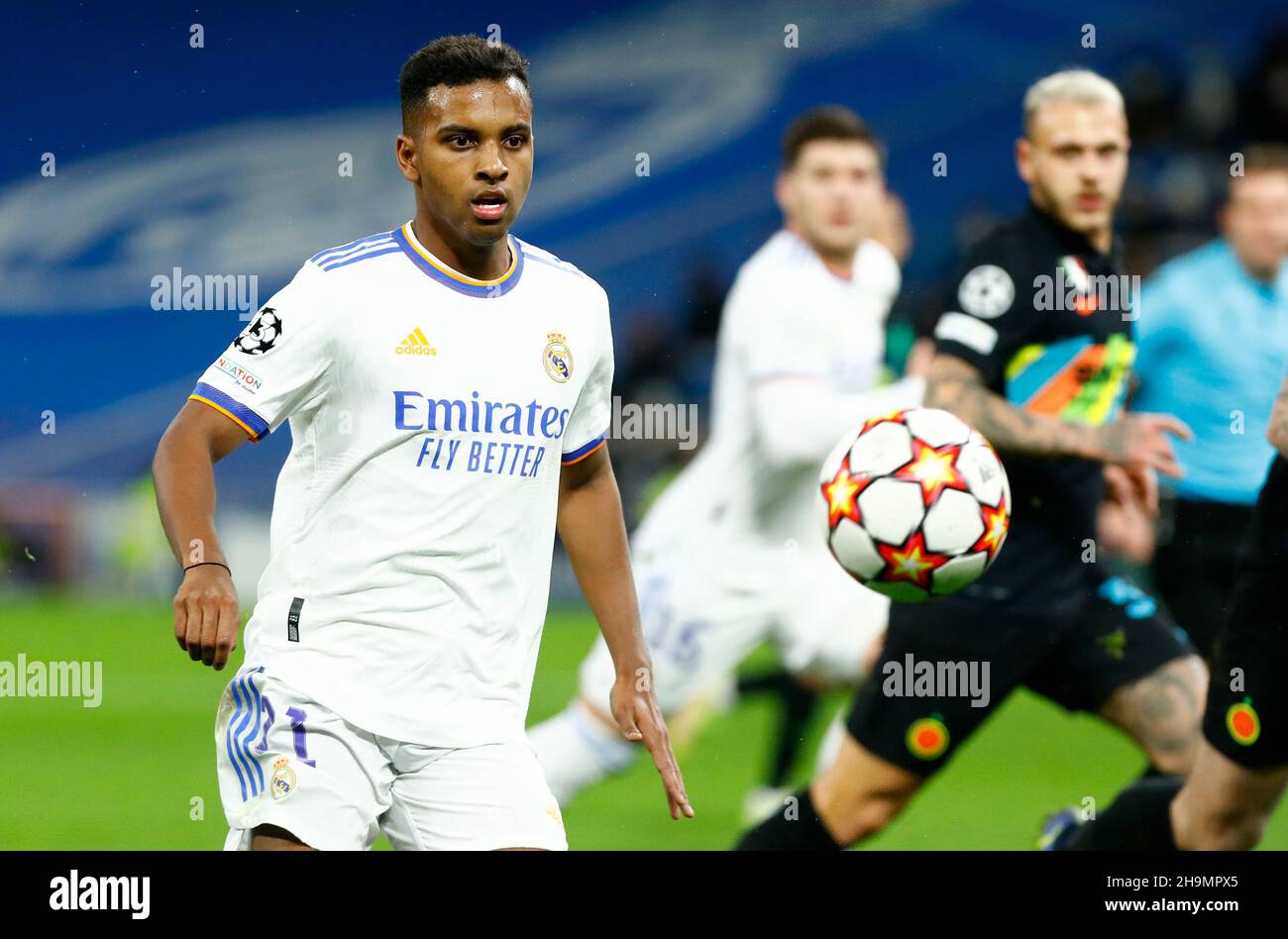 Rodrygo of Real Madrid during the UEFA Champions League match between ...