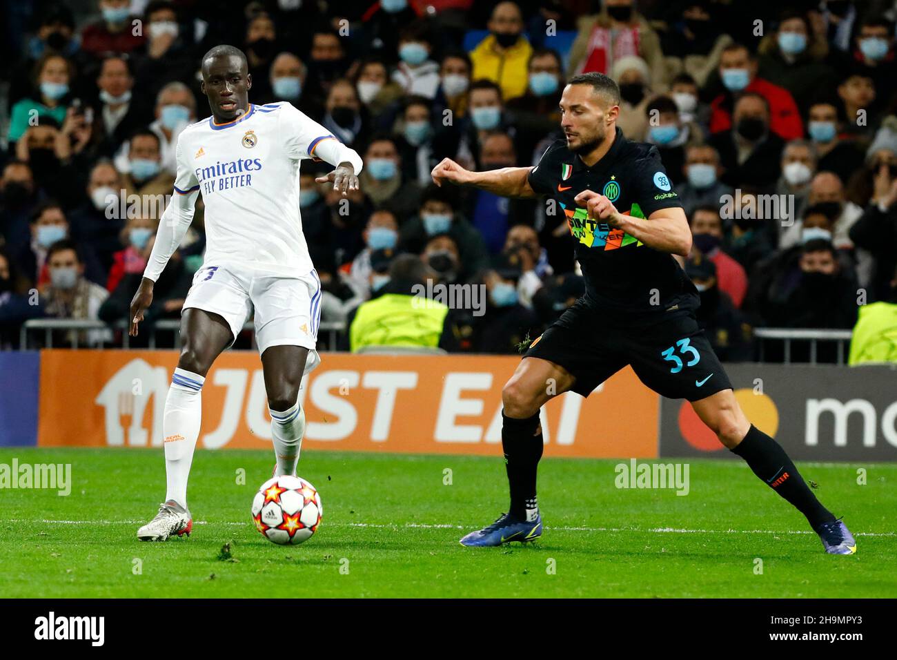 Ferland Mendy of Real Madrid during the UEFA Champions League match ...