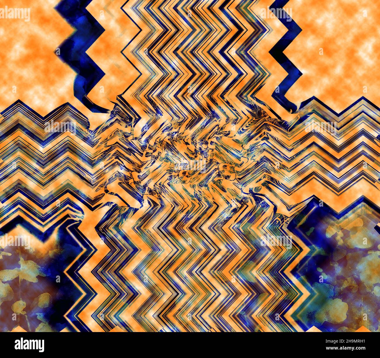 Colorful pattern background with feathers.Traditional folk fashion ...