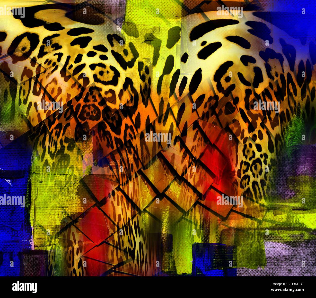 Fashion print.Fabric print pattern.Multicolored background. colorful ...