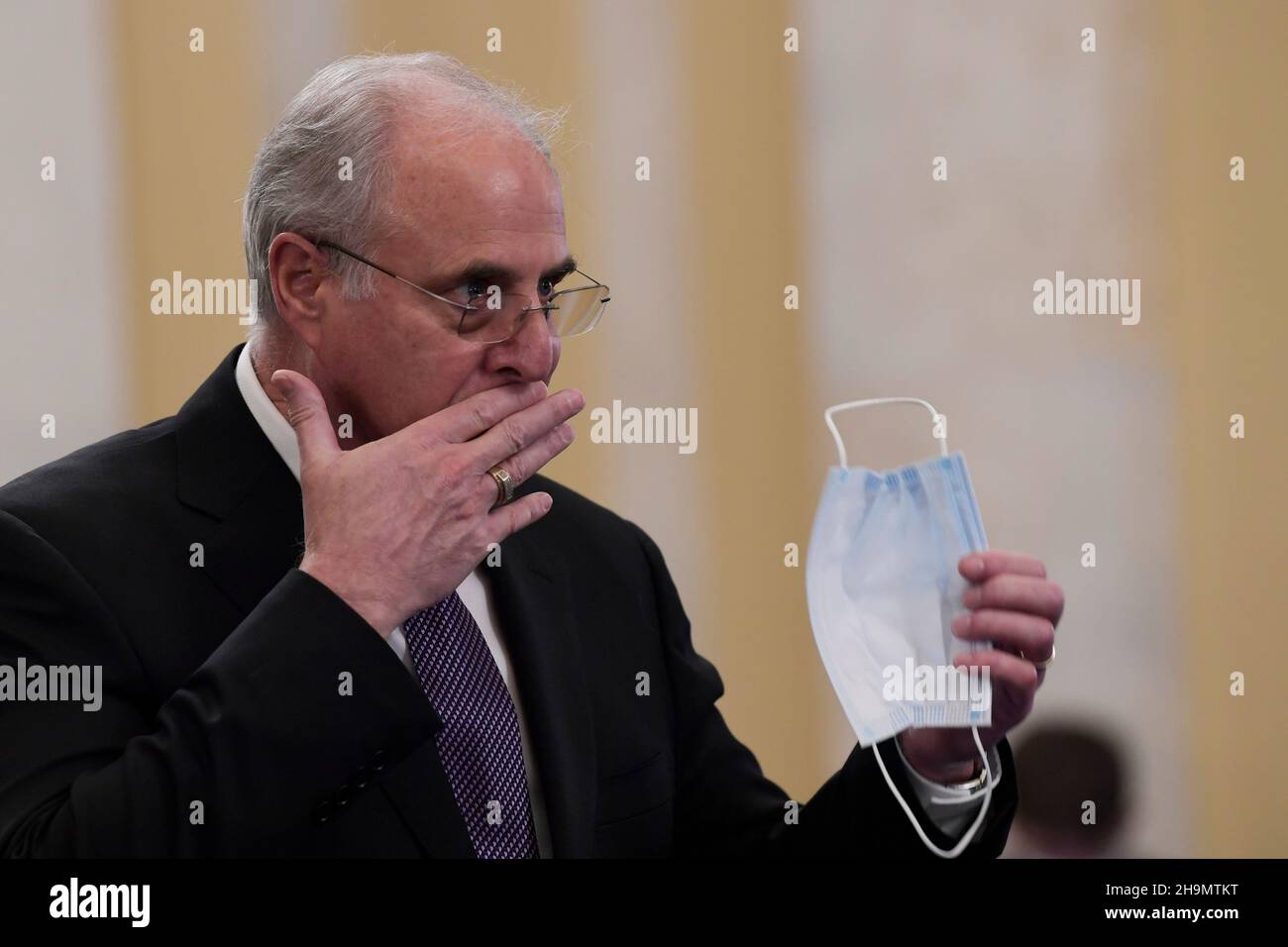 US Capitol Police Inspector General Michael Bolton during a hearing ...