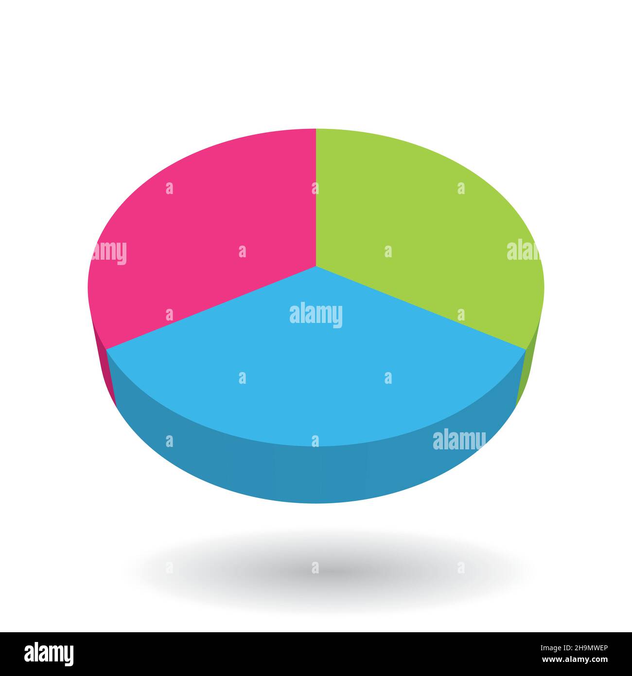 Colorful pie chart design element Stock Vector Image & Art - Alamy