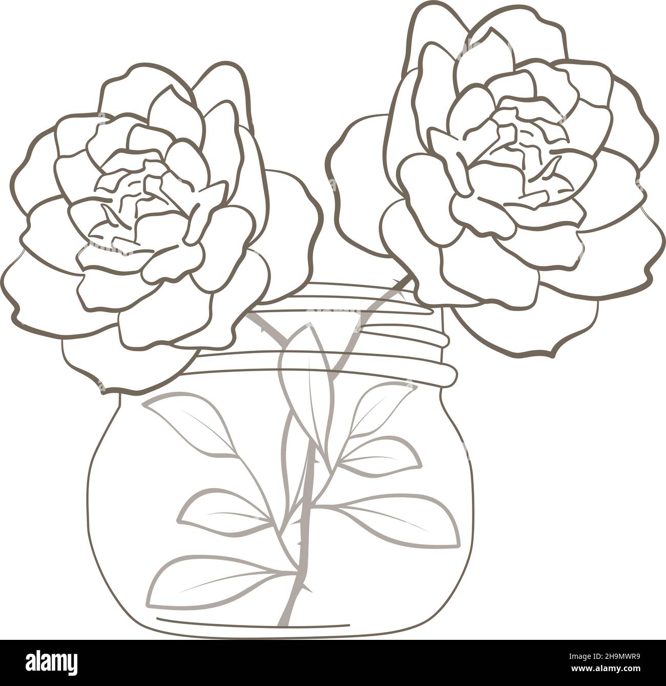 Jar wedding vector vectors Stock Vector Images - Alamy