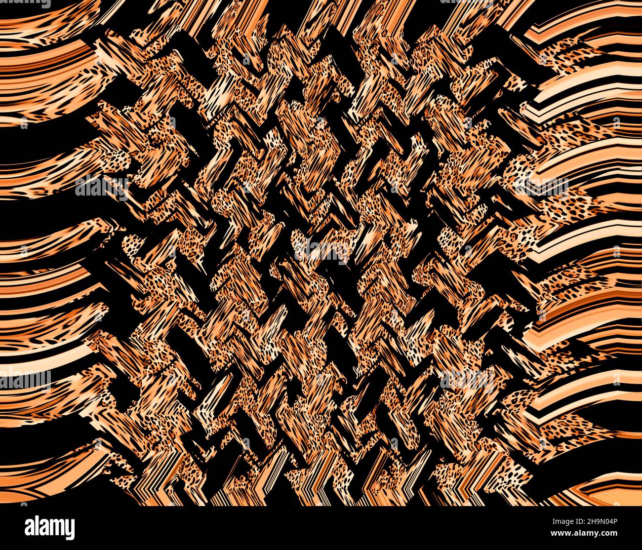 Textile illustration.Fashionable print pattern.Colorful dirty abstract ...