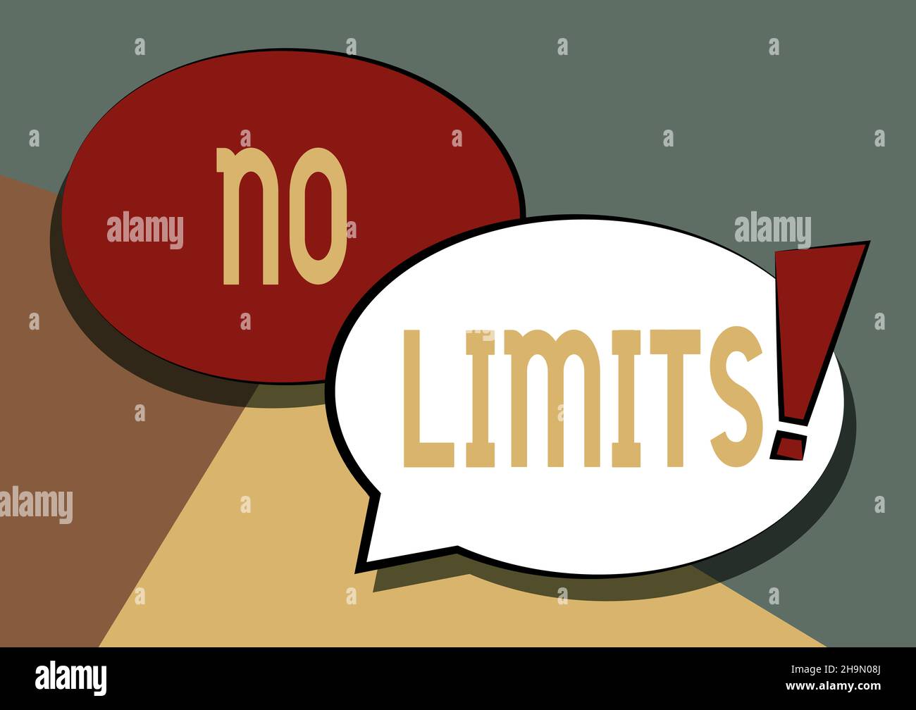 Handwriting text No Limits. Business idea to do whatever you could with ...