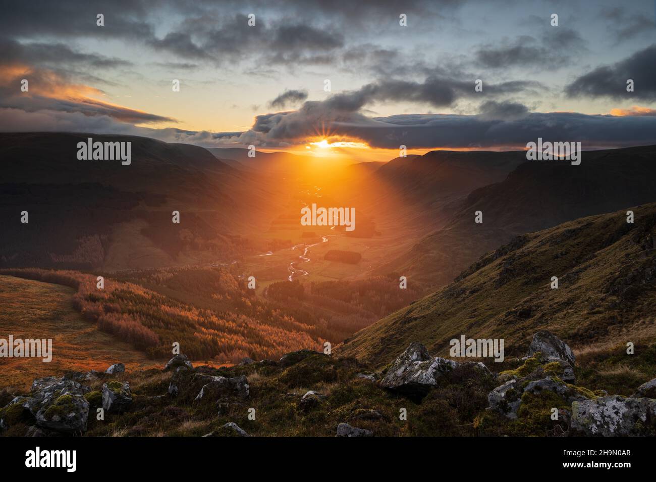 Glen Clova Hills Stock Photo - Alamy