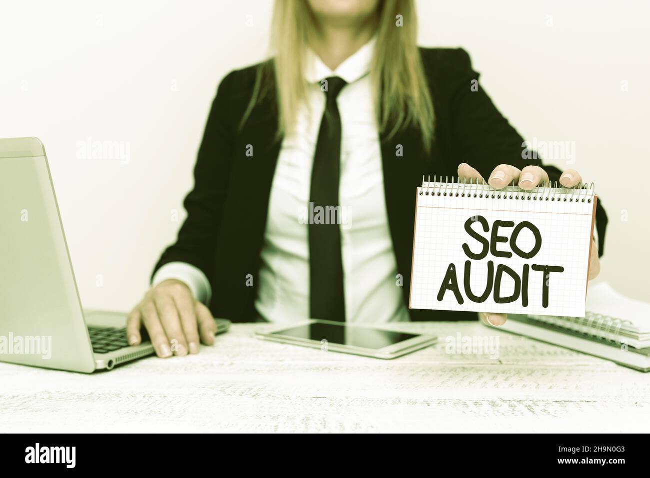Conceptual display Seo Audit. Business concept Search Engine Optimization validating and ...
