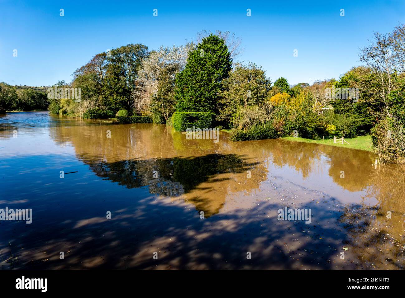 The River Ouse At High Tide, Lewes, East Sussex, UK Stock Photo - Alamy