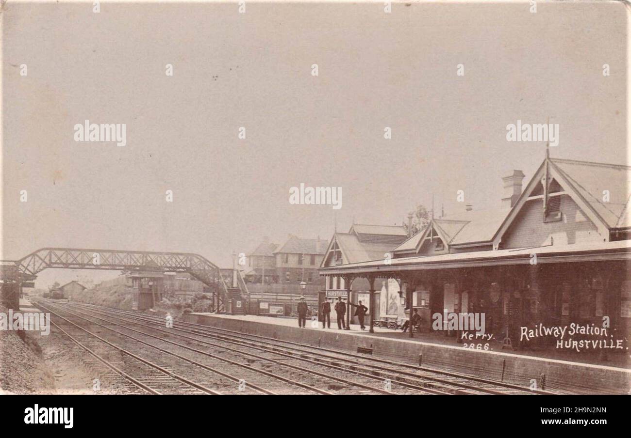 Hurstville railway station hi-res stock photography and images - Alamy