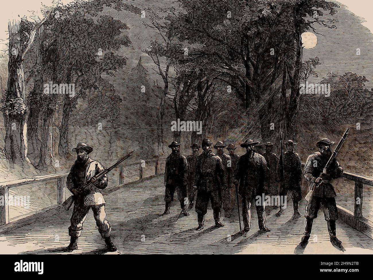The Civil War in America - Unionist Scouting Party in the Virginia ...