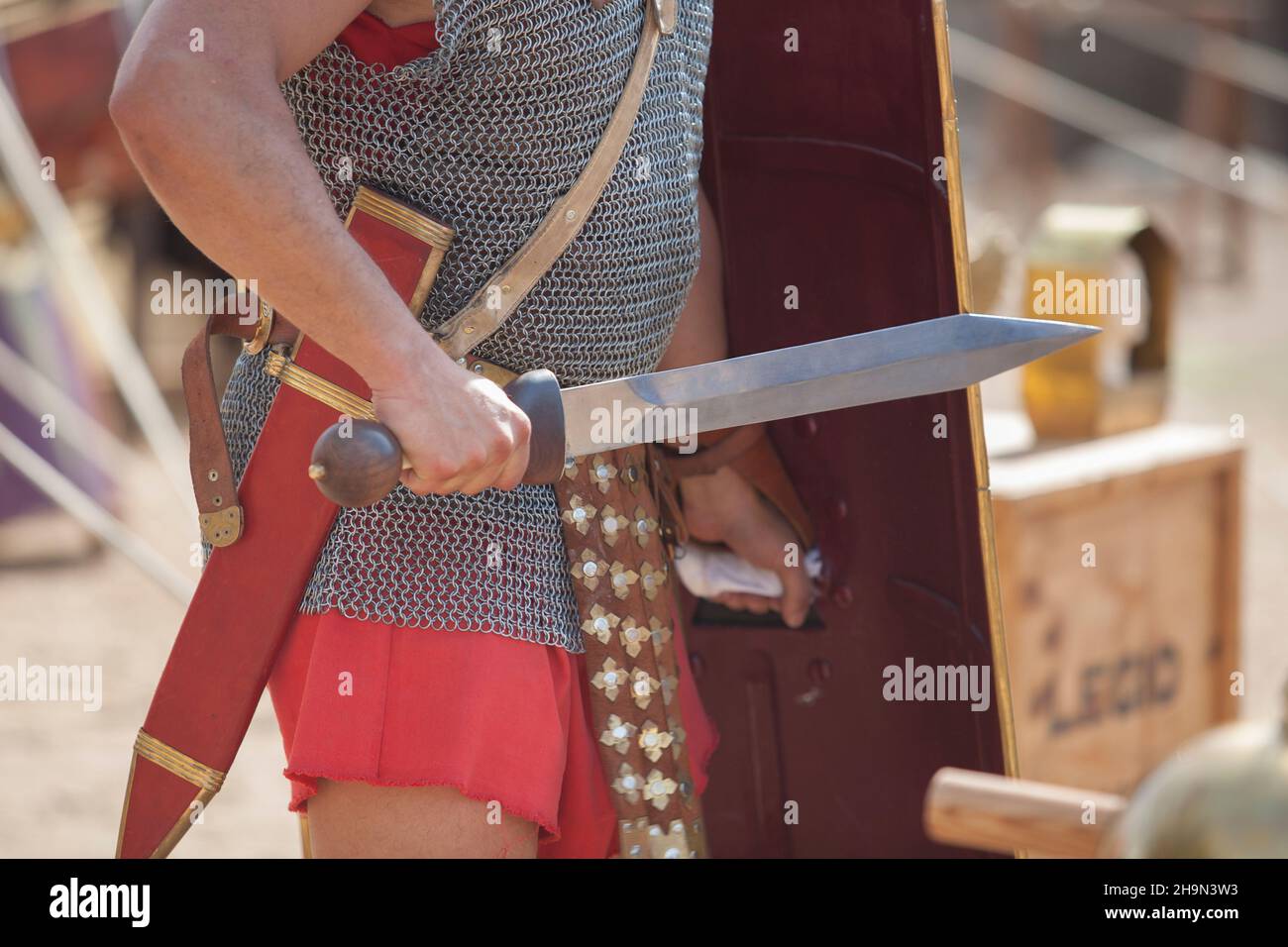 Roman Soldier With Gladius