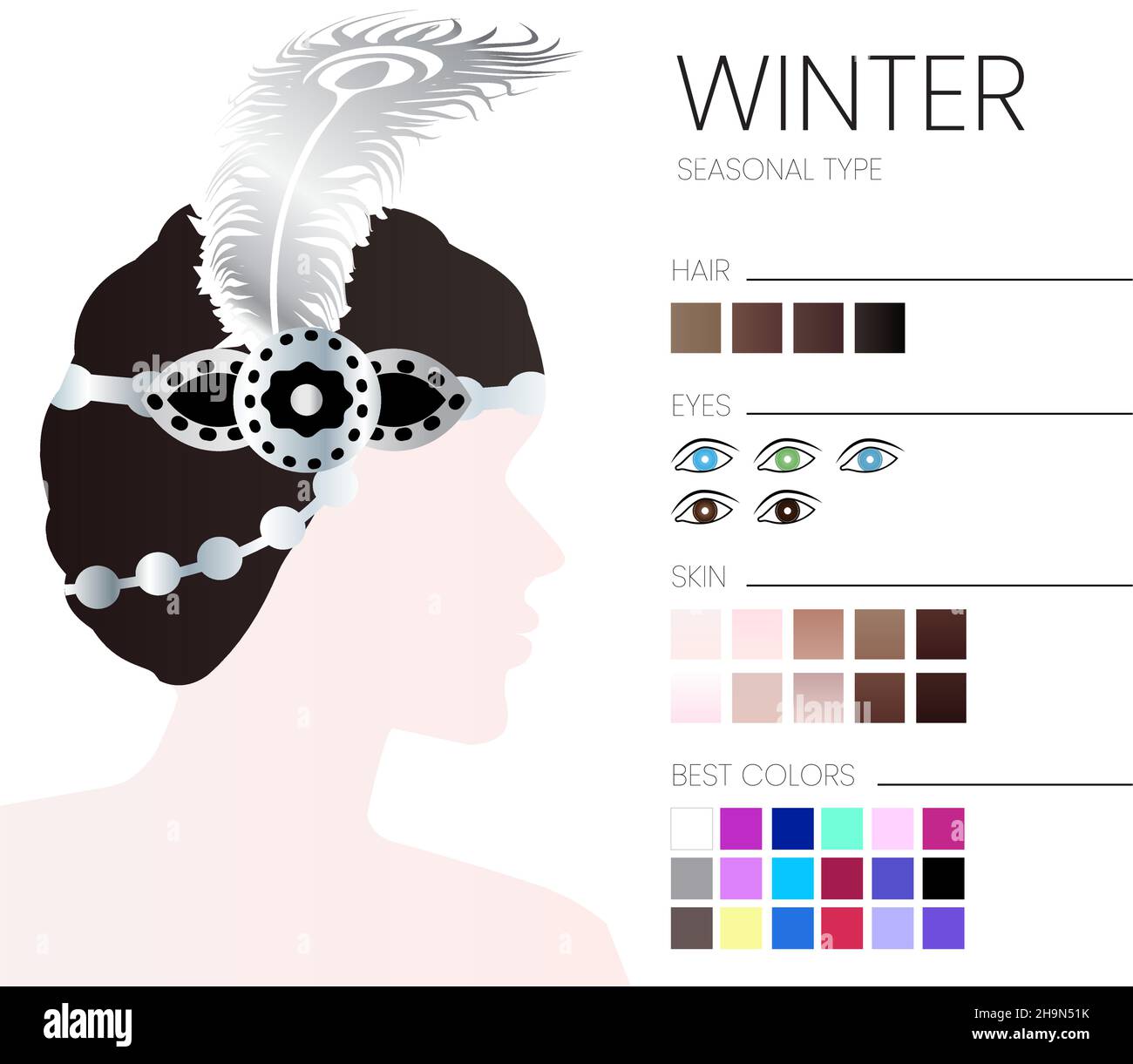 Seasonal color analysis hi-res stock photography and images - Alamy