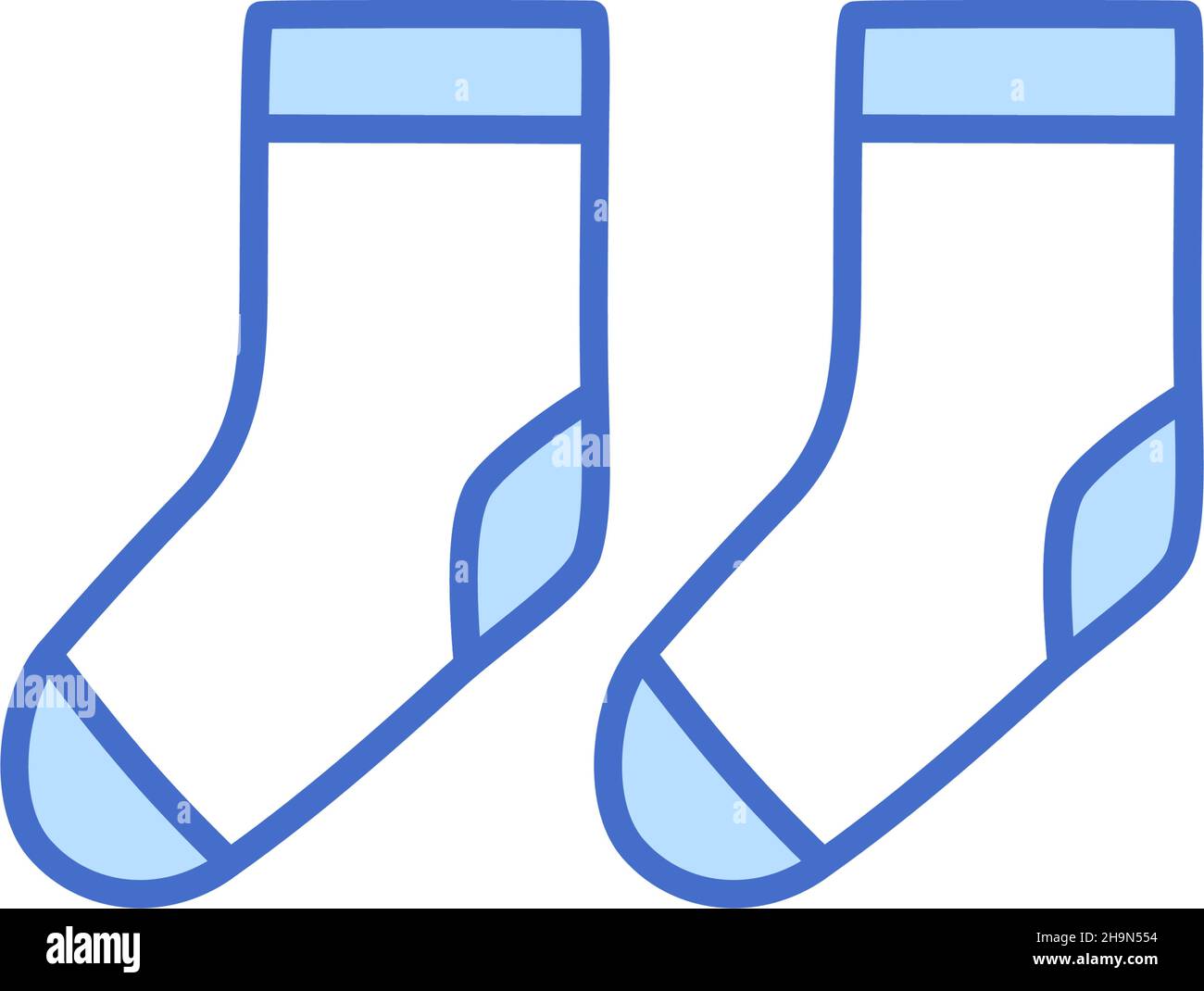 Sock baby isolated icon vector hi-res stock photography and images - Alamy
