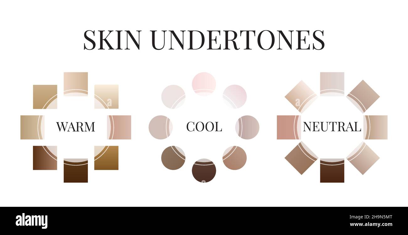 Gradient Skin Undertone Color Palette Stock Vector Image & Art - Alamy