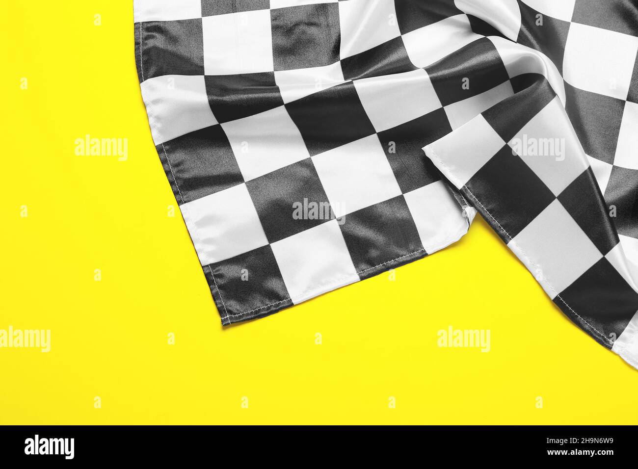 Racing yellow start flag hi-res stock photography and images - Alamy