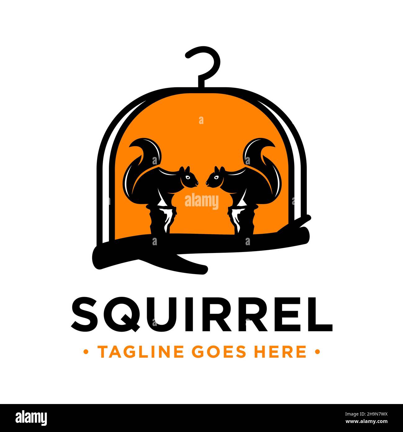 Cute squirrel house forest Cut Out Stock Images & Pictures - Alamy